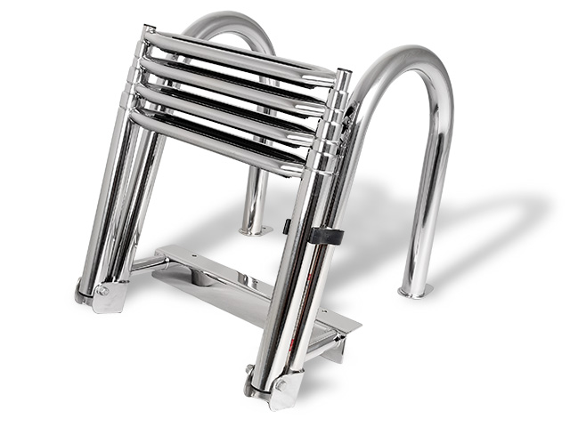 Boat Ladder 4 Step Telescoping Pontoon Ladder Oem Quality 316